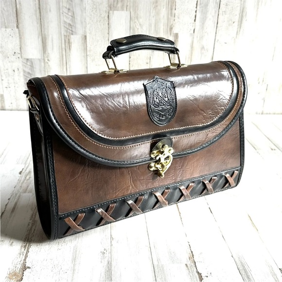 Dina Jordan | Other | Dina Jordan Leather Laptop Bag Briefcase | Poshmark